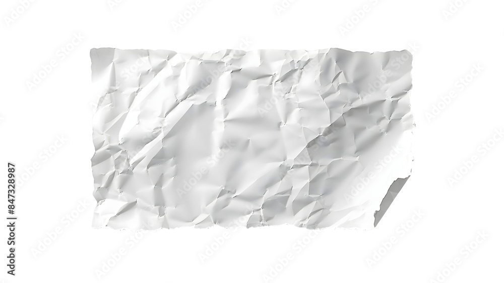 Blank sheet of paper isolated on a transparent background, PNG, Ai ...