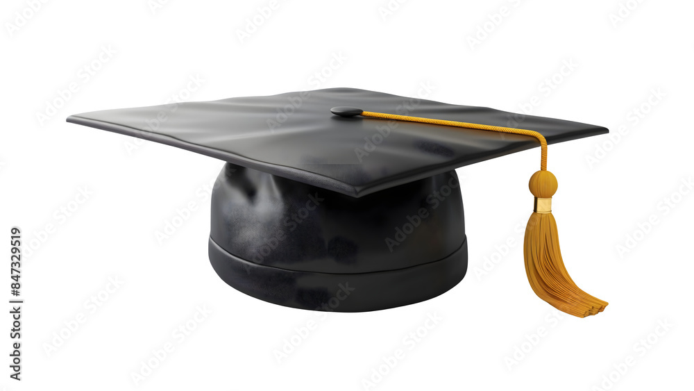 Graduation cap isolated on a transparent background, PNG, Ai Stock ...