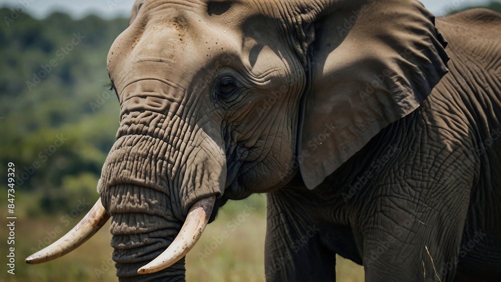 zoomed in, elephant, portrait, photography, endangered, ivory ...