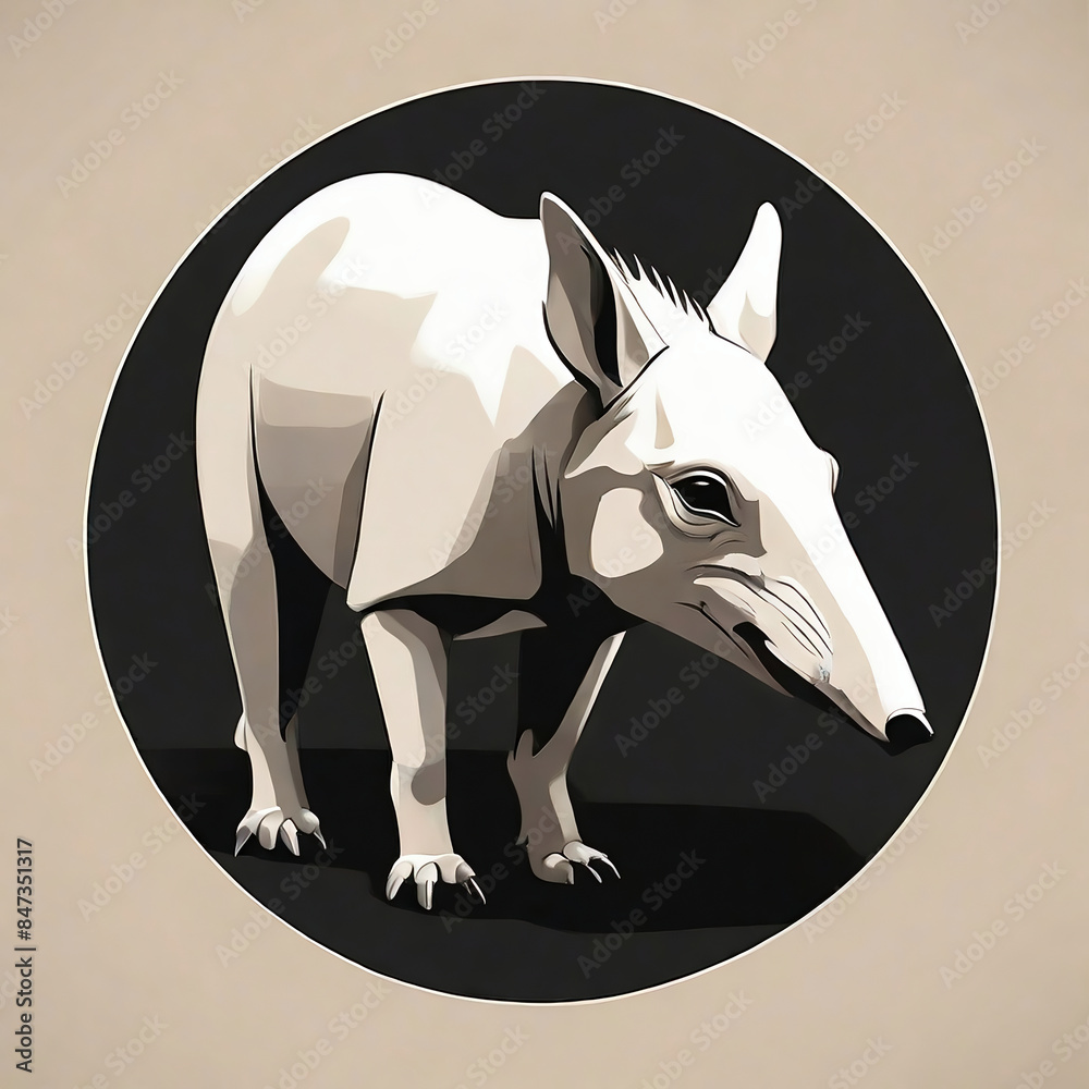 aardvark (Orycteropus afer) African Anteater, Giant Anteater, Termite ...