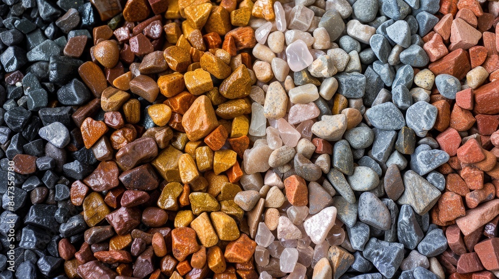 Varieties of Colors in Small Sandstone Gravel for Display Wallpapers ...