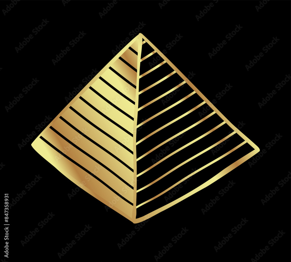 Great Pyramid of Giza built by the Ancient Egyptians. Cairo, Egypt ...