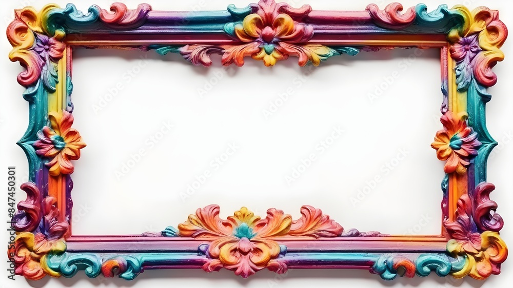 Generative AI. Capturing the beauty of colors in a frame, where ...