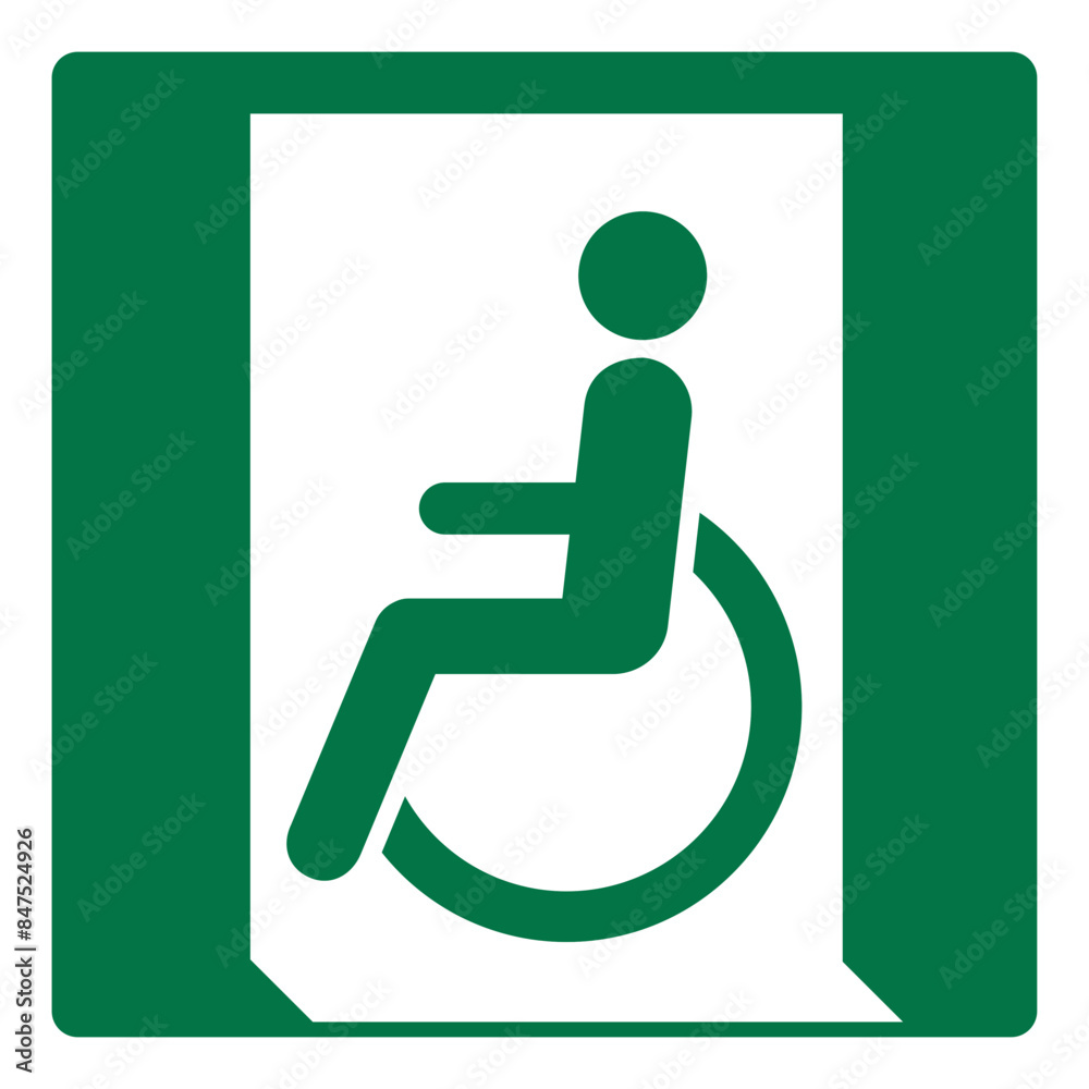 iso emergency and first aid safety signs emergency exit for people ...