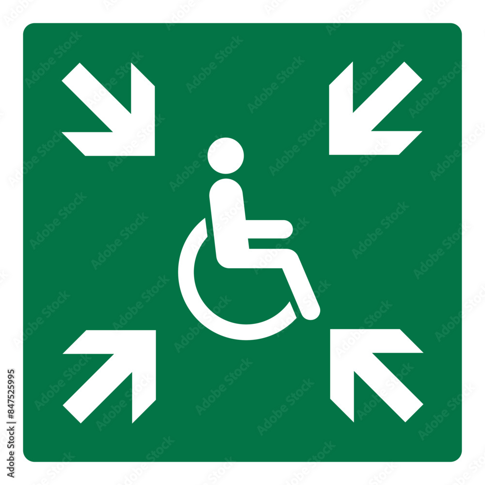 iso emergency and first aid safety signs evacuation temporary refuge ...