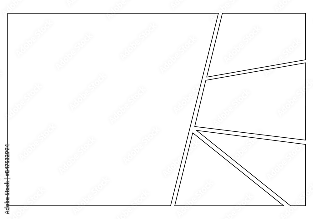 Comic or Manga background, pop art backdrops in frames and panel for ...