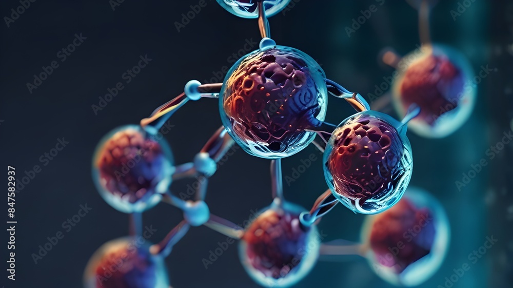 Science molecules design background, structure for medical science ...