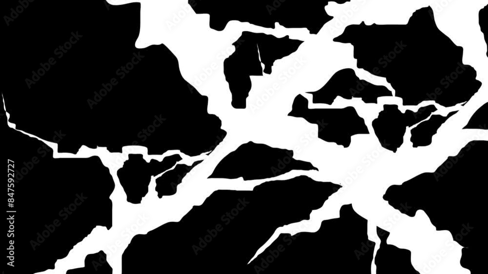 Black and white cracked background. White cracked background. White ...