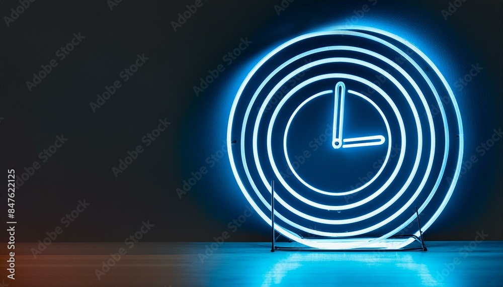 speedometer on red background, time is money concept, clock on the wall ...