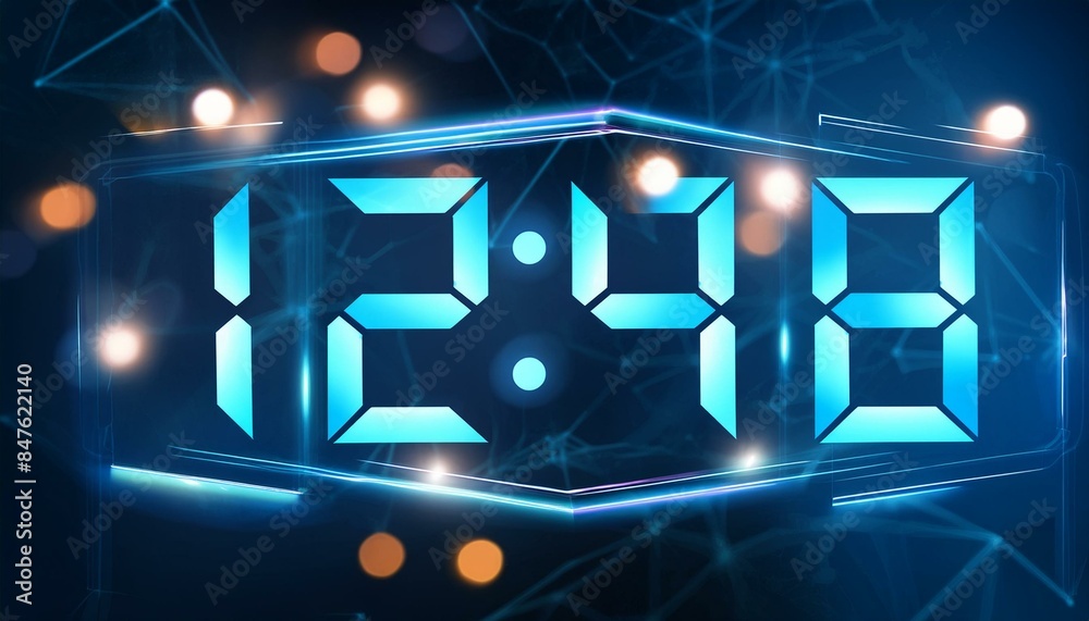 speedometer on red background, time is money concept, clock on the wall ...