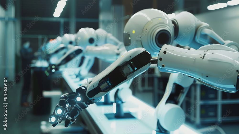 A mechanized industrial robot and robotic manipulators for assembly at ...