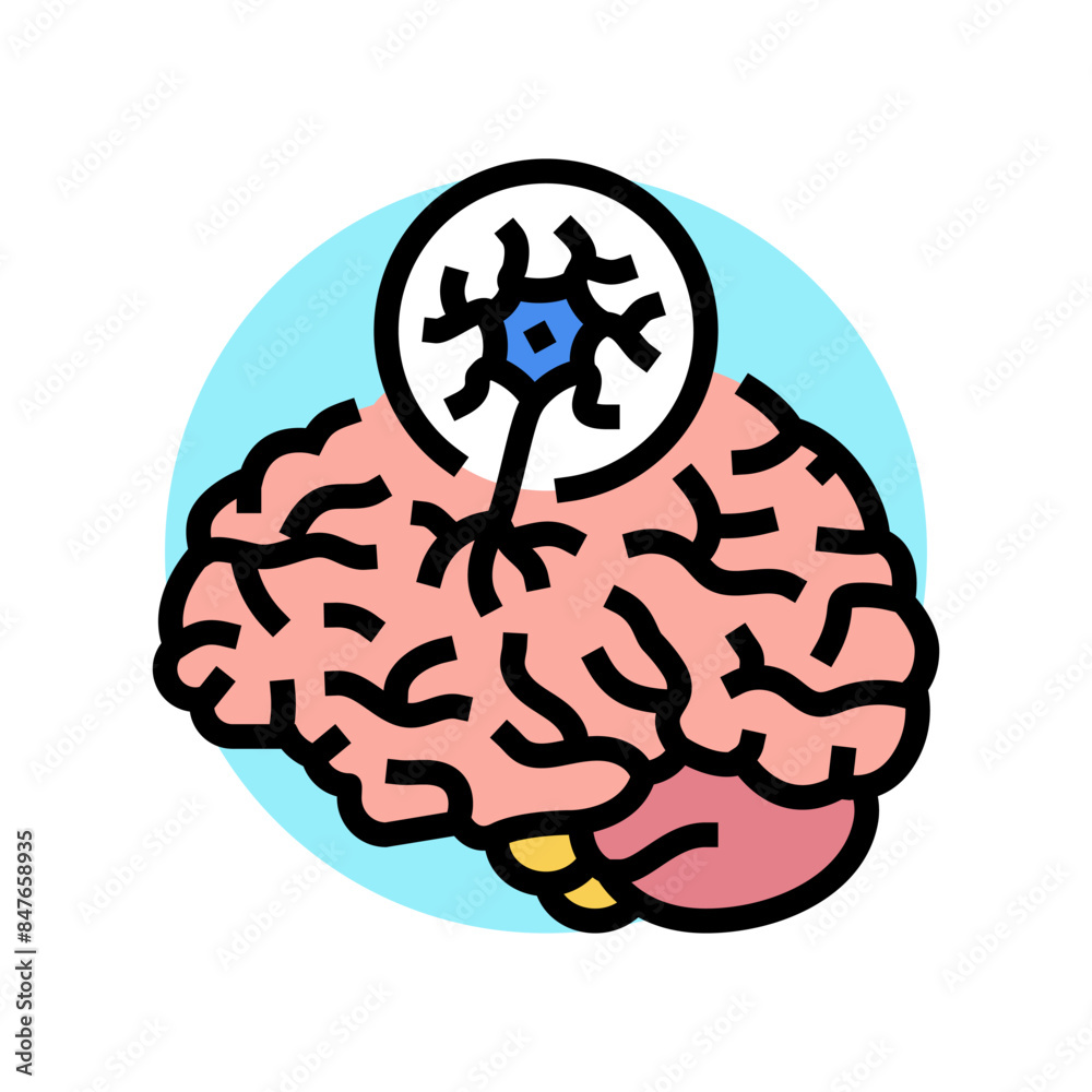 tay sachs disease color icon vector. tay sachs disease sign. isolated ...