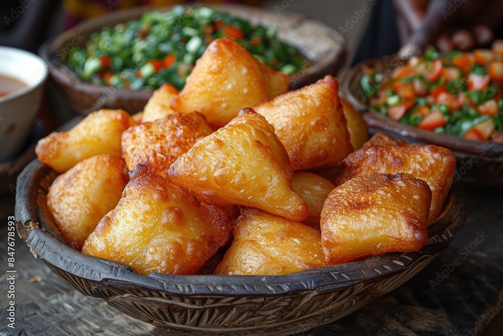 Kenya: Mandazi Deep-fried dough similar to a doughnut but less sweet ...