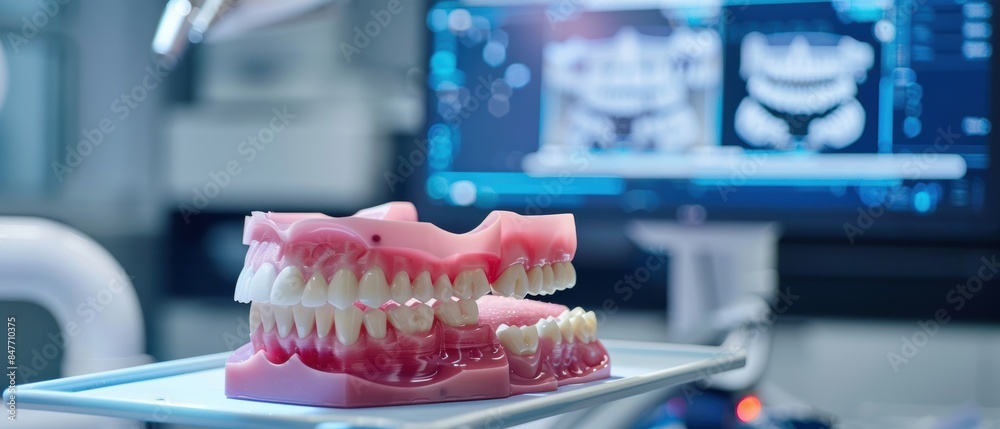 3D printed dental prosthetics on a digital interface, tele dentistry ...
