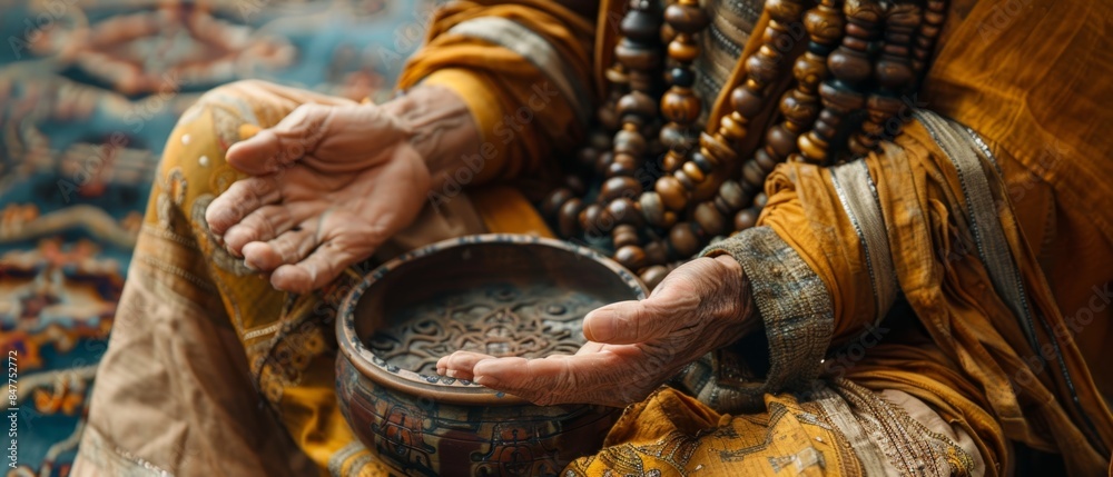 Embracing Spiritual Diversity Buddhist Chanting with Prayer Wheel and ...