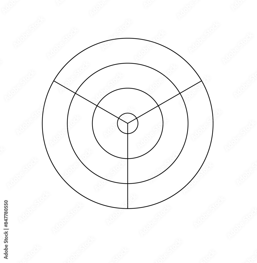 Polar grid concentric circles and steps. Blank vector polar graph paper ... Polar grid concentric circles and steps. Blank vector polar graph paper ...