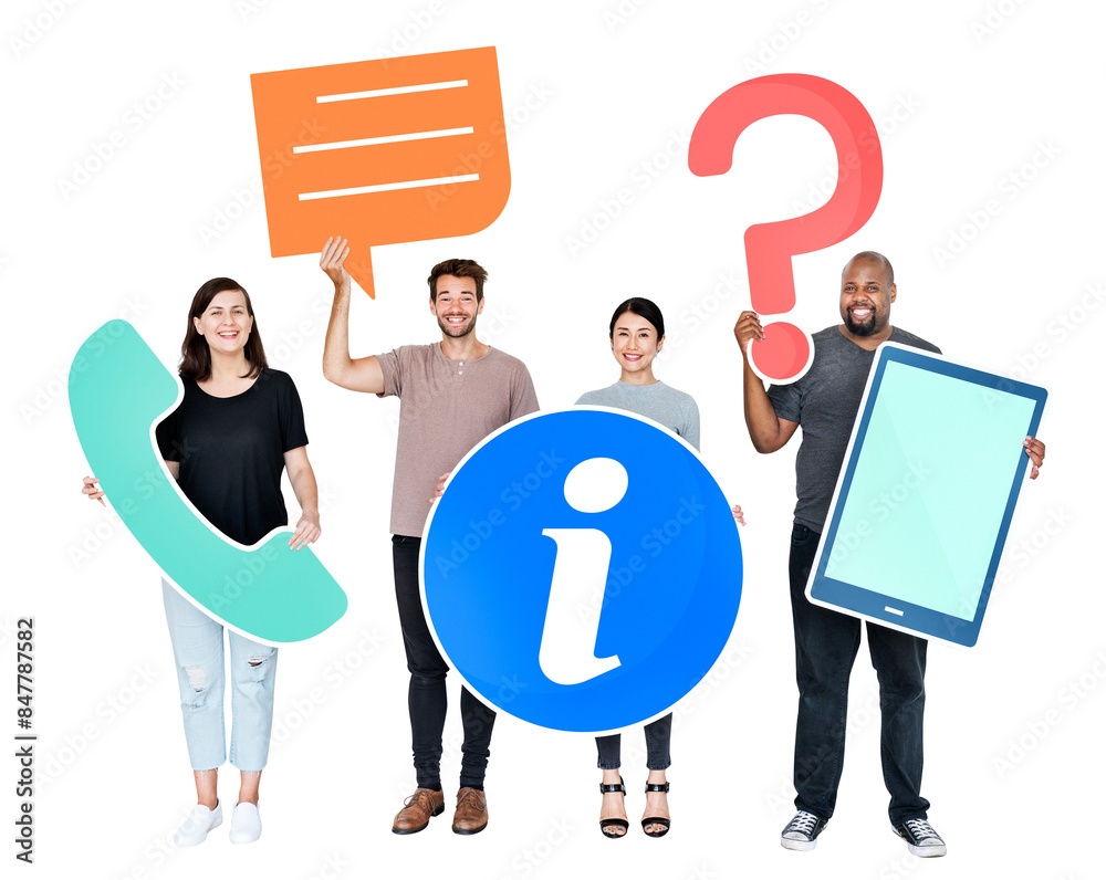 Information center png sticker, transparent background Stock Photo ...