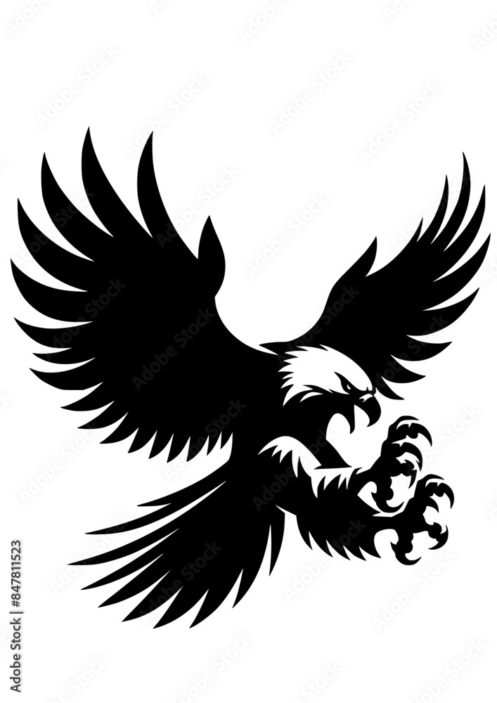 Eagle SVG, Bird SVG, Hawk SVG, American Eagle SVG, Eagle Attacks SVG, American Bird SVG, USA ...