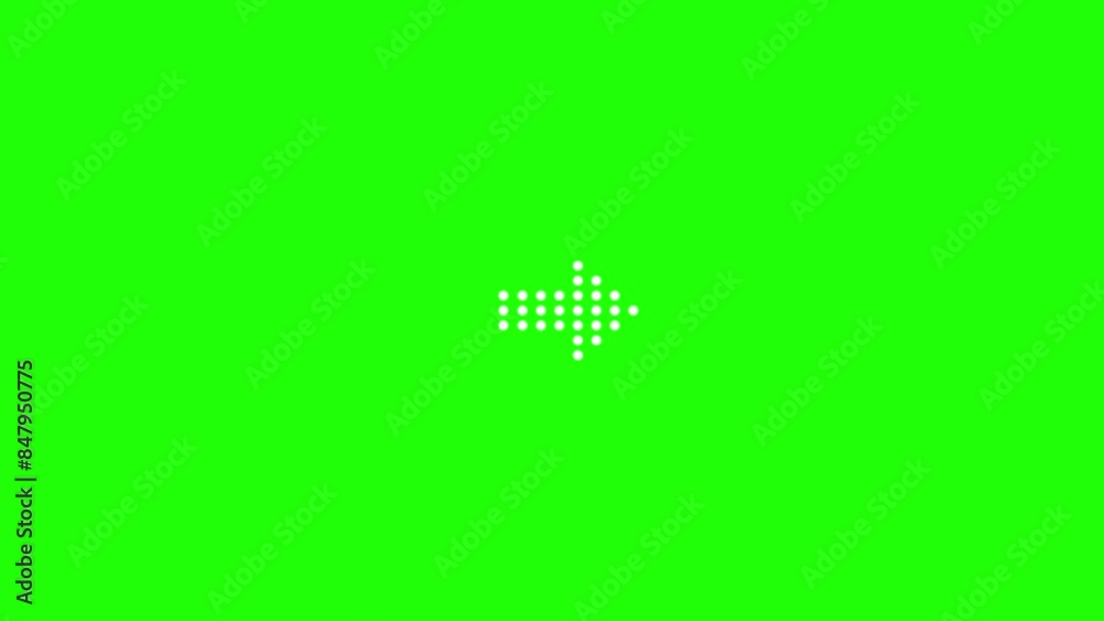 Highlight arrow shape elements of Motion graphics with a Green Screen ...