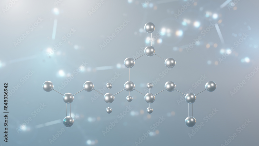 nitroglycerin molecular structure, 3d model molecule, glyceryl ...