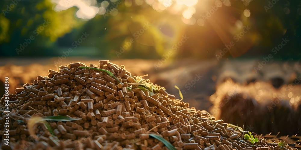 Transforming agricultural and forestry waste into biomass wood pellets ...