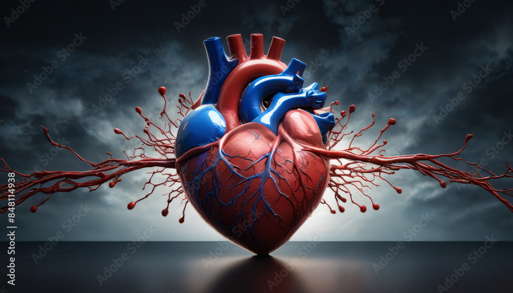 Futuristic Digital Anatomy of Human Heart: Detailed Cardiovascular ...
