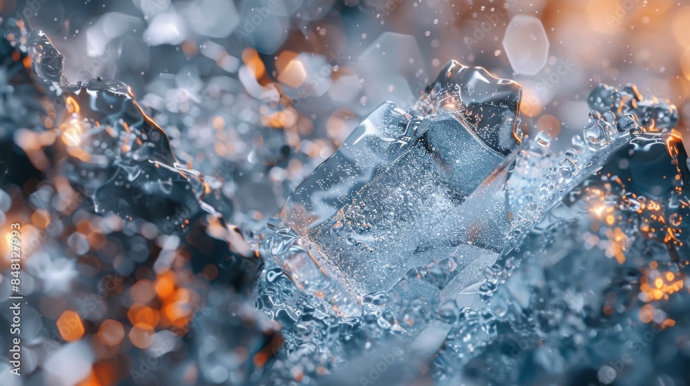 Detailed close-up of a lithium element sample showcases its atomic ...