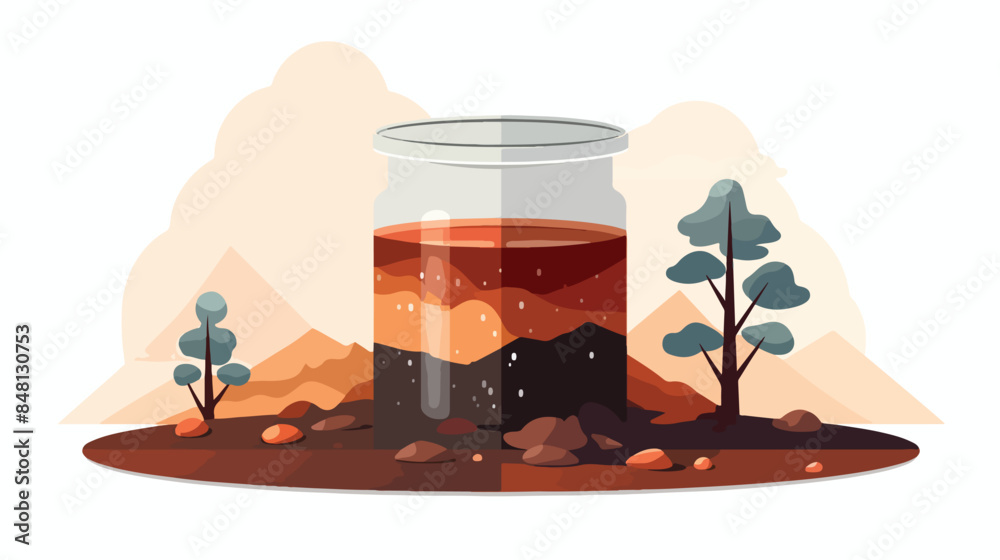 Soil salinity icon. Clipart image isolated on white Stock Vector ...