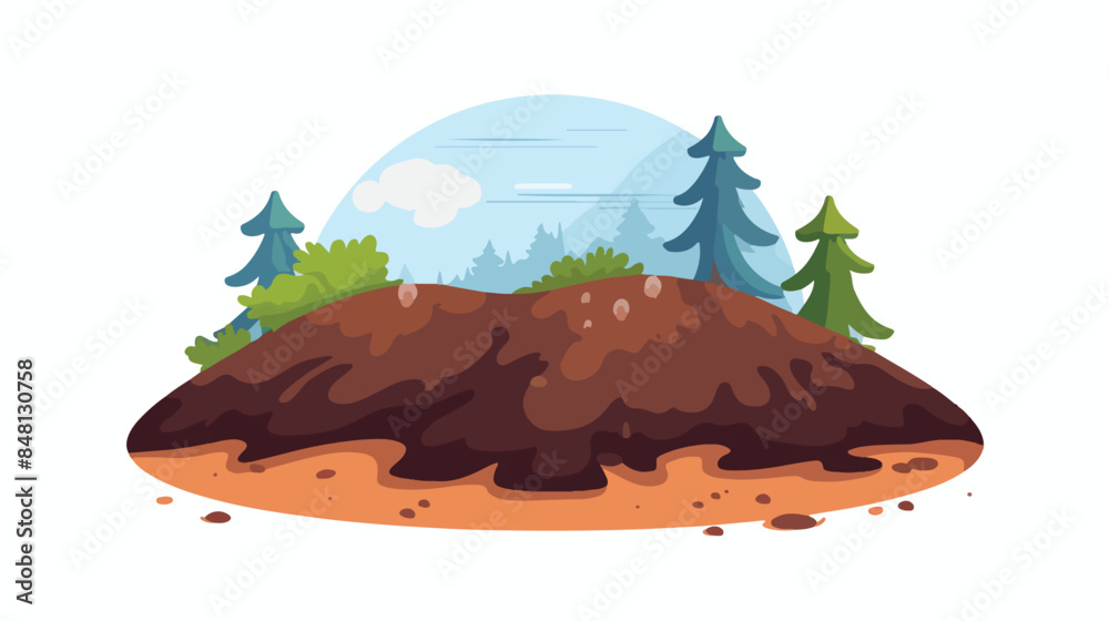 Soil salinity icon. Clipart image isolated on white Stock Vector ...