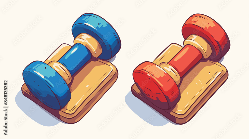 Stamp chop icon. Clipart image isolated on white ba Stock Vector ...