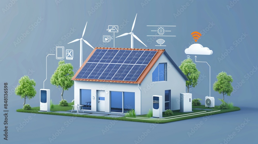 Optimizing Energy Efficiency in a Smart Home: Infographic Featuring ...