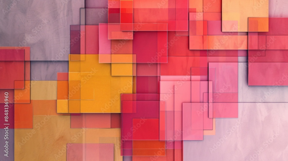 Colorful Treemap Chart with Nested Rectangles on Plain Background for ...