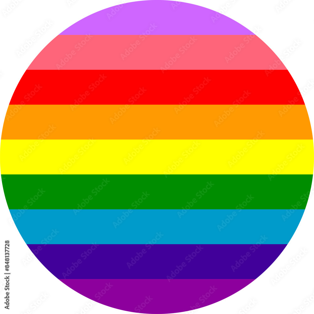 The Rainbow flag symbol LGBTQ+ community. The rainbow pride flag and ...