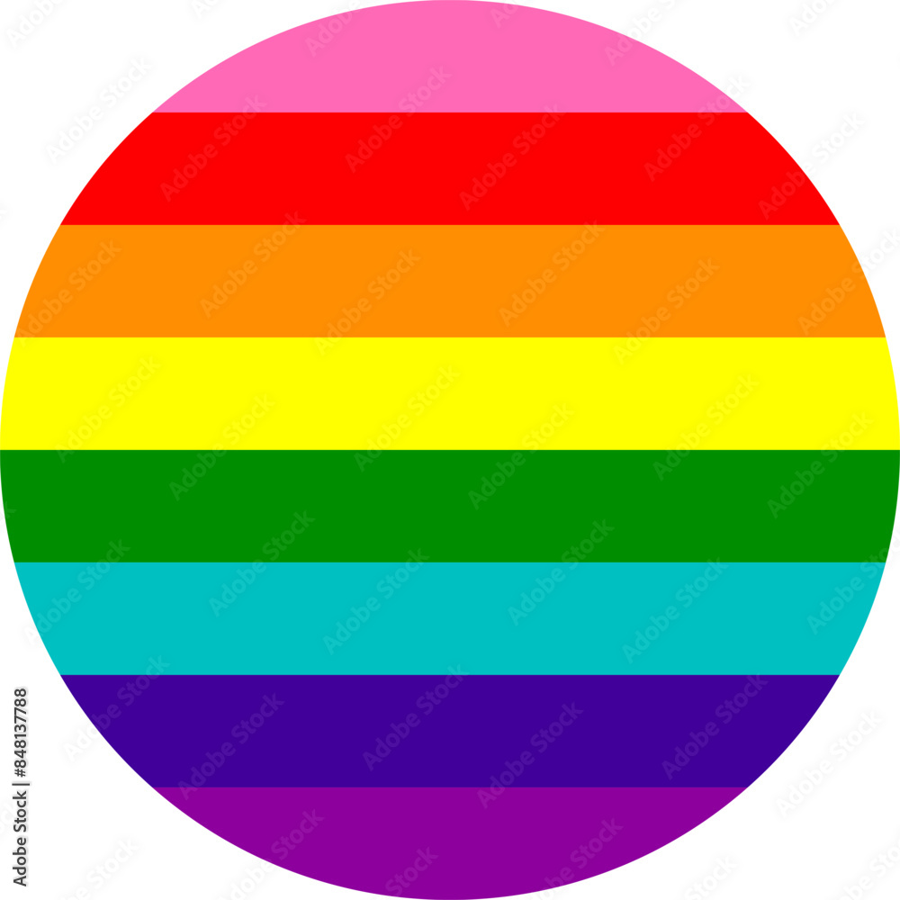 The Rainbow flag symbol LGBTQ+ community. The rainbow pride flag and ...