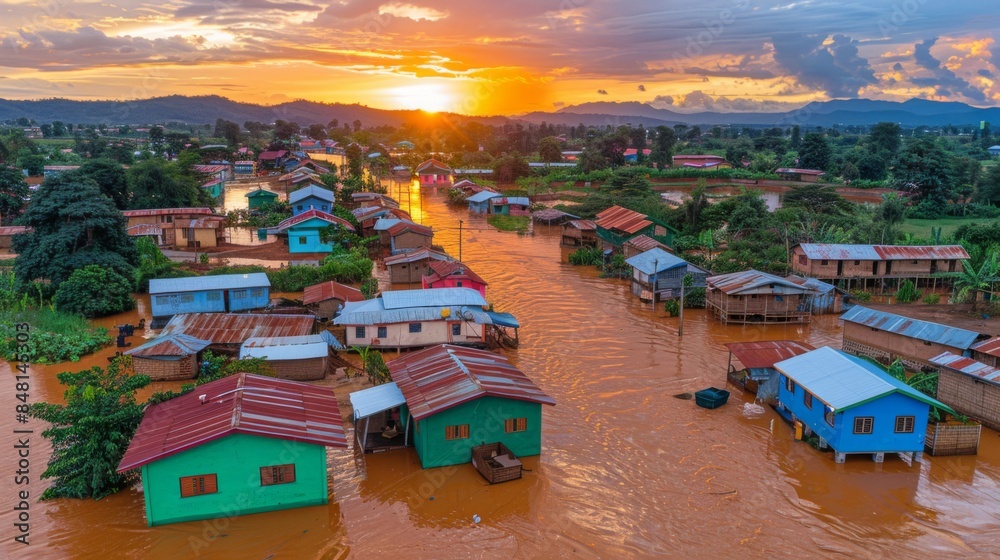 Document the destructive force of floods with photos of swollen rivers ...