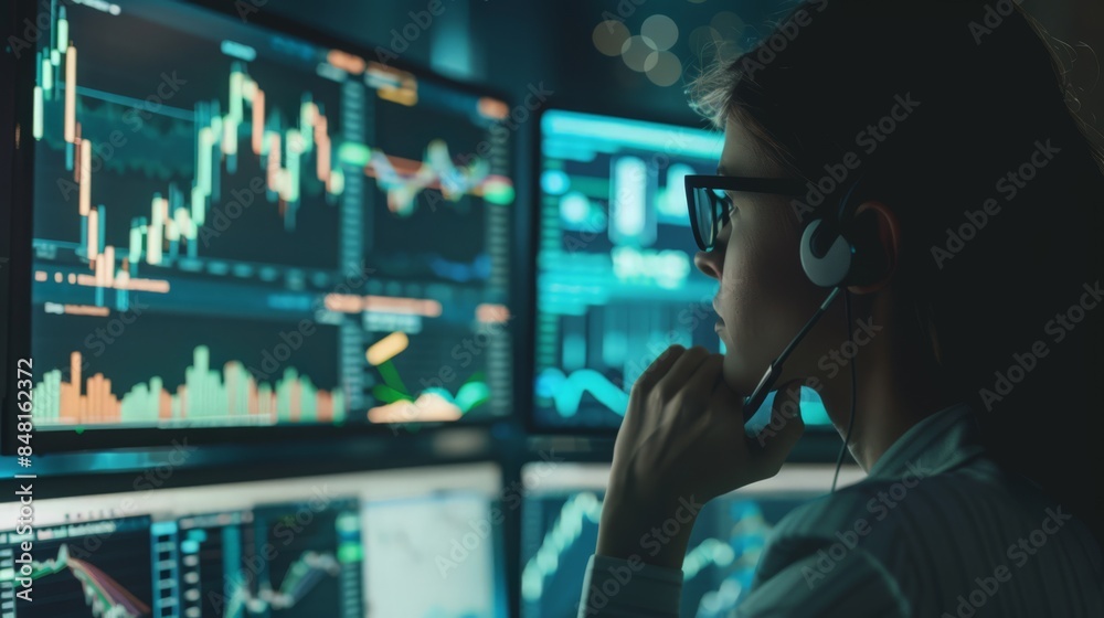 Analyze a stock chart depicting a company's stock performance before ...