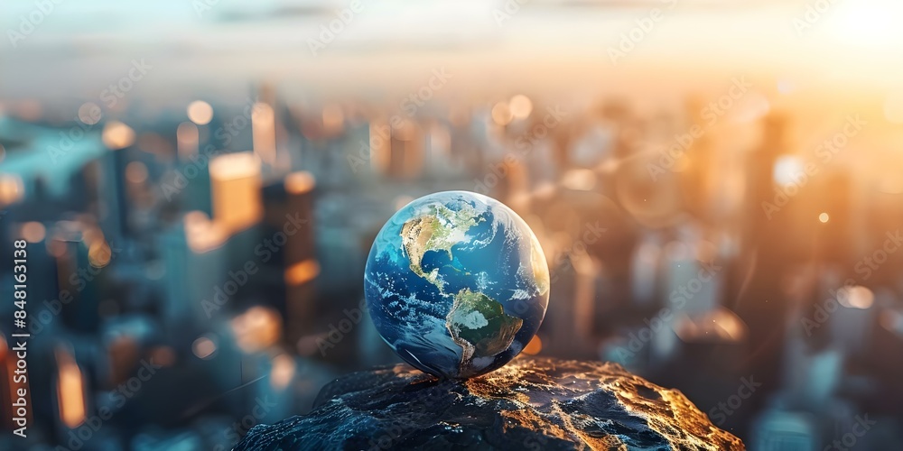 Earths overpopulation crowded cities pollution resource scarcity urge ...