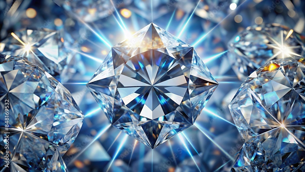 Realistic diamond crystal texture background for luxury designs ...