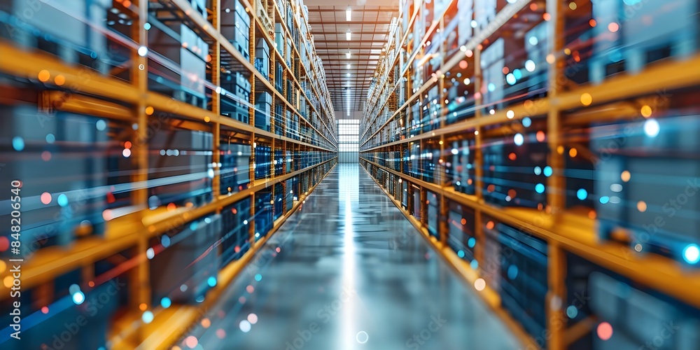 Diagram illustrating realtime inventory tracking and optimization in ...