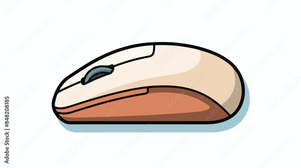 Wireless computer mouse outline icon. Clipart image Stock Vector ...