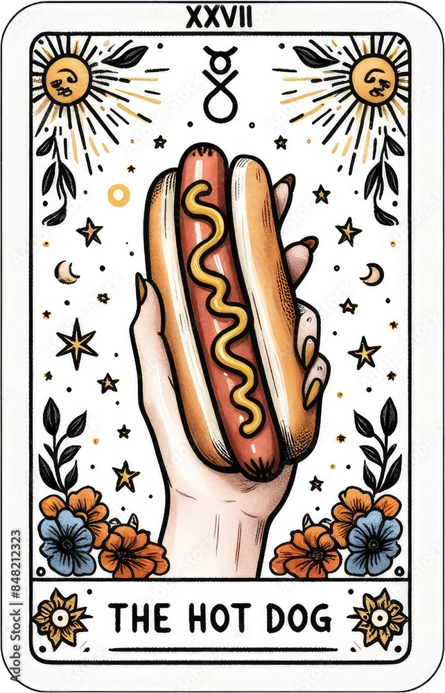 Watercolor Hot Dog Clipart for National Hot Dog Day. Fun and Whimsical ...