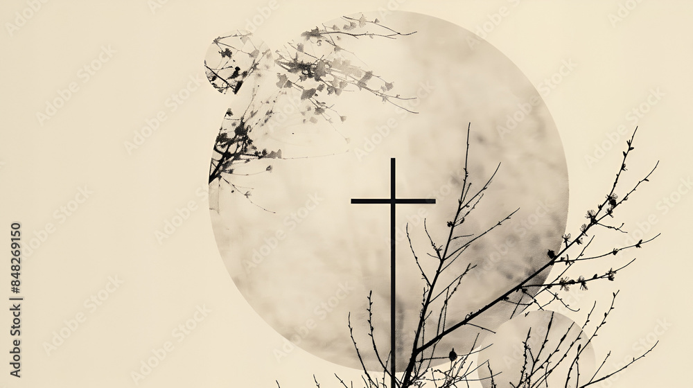 diseño catolico de elementos religiosos con la cruz de Dios Cristo fe y ...