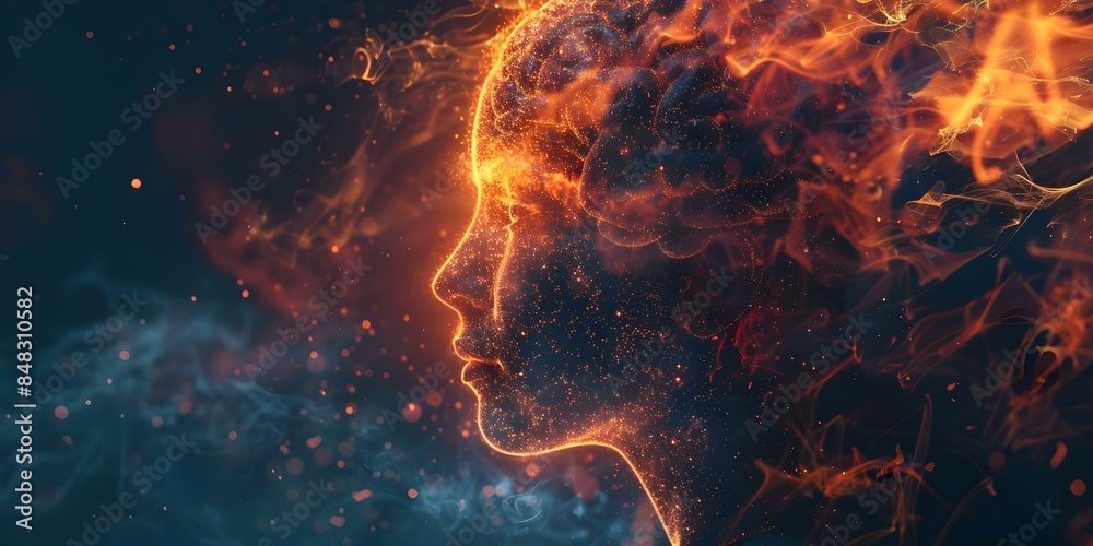 Visual Representation of Elevated Brain Activity and Emotional Distress ...