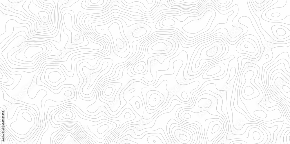 Vector black and white diagram Topographic contour map lines. Seamless ...