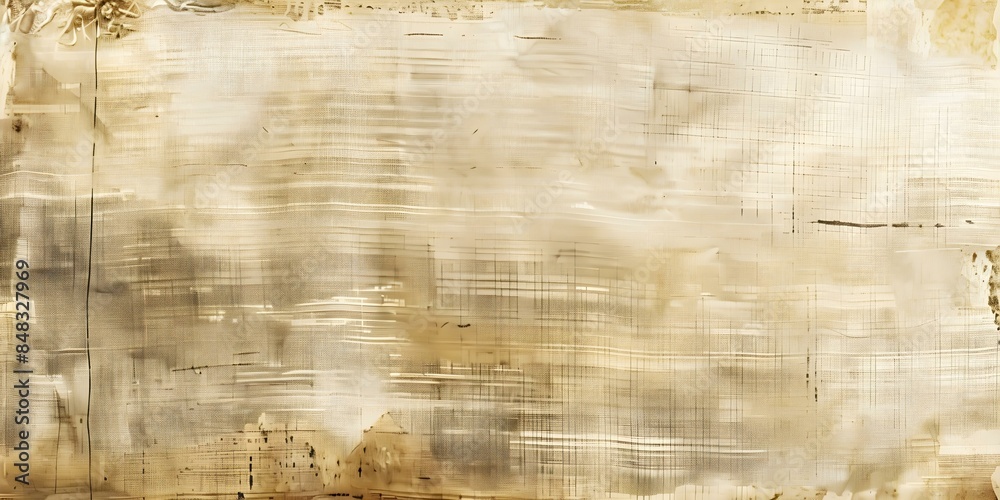 Old faded papyrus texture with aged yellowed appearance for vintage ...