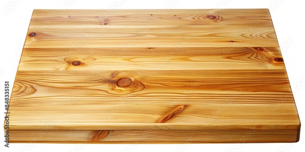 Polished pine wood with a smooth and glossy finish, pine wood, polished ...