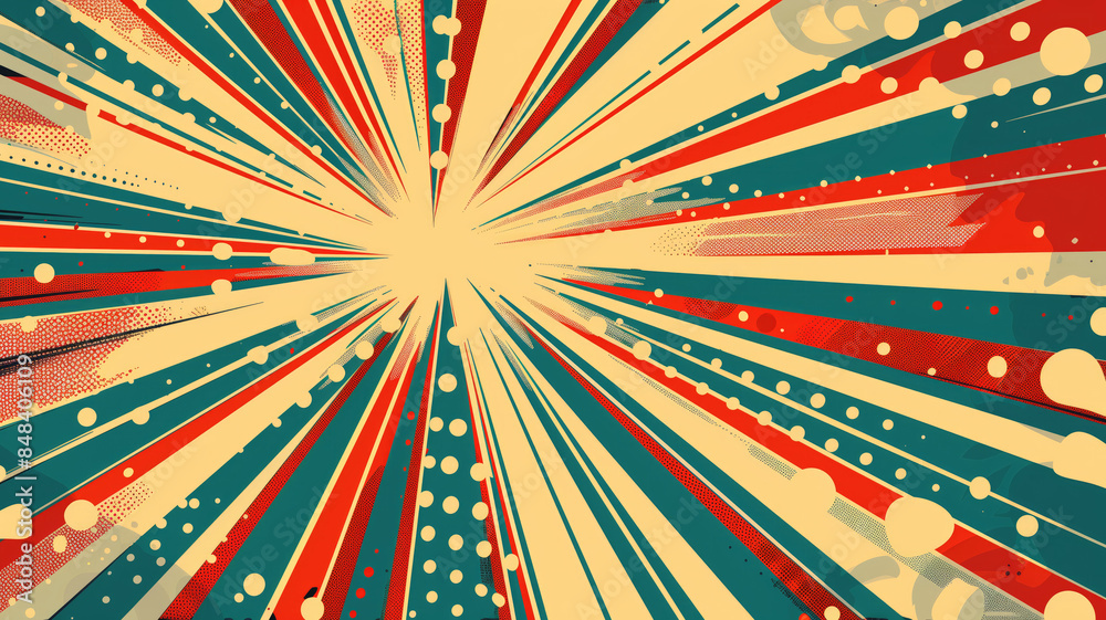 Vintage retro comics antagonist or protagonist introduction scene ...