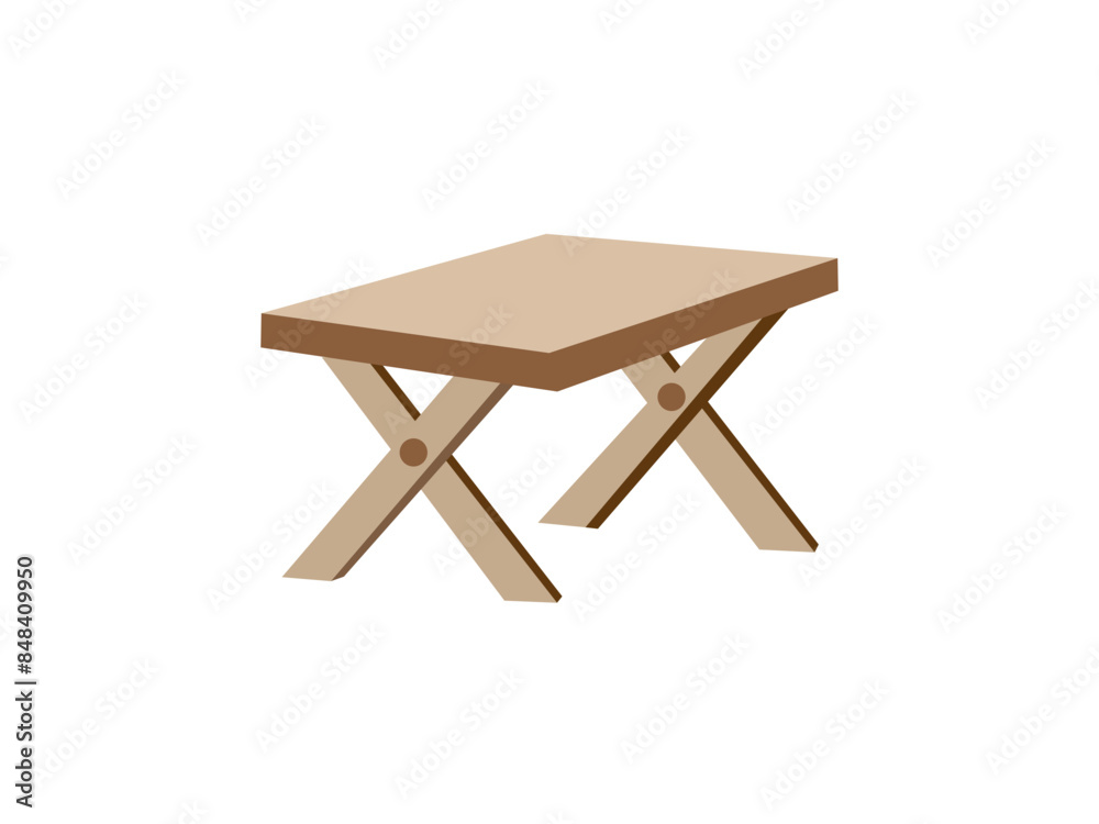 Computer desk vector icon set. Table for items vector. Vases on the ... Computer desk vector icon set. Table for items vector. Vases on the ...