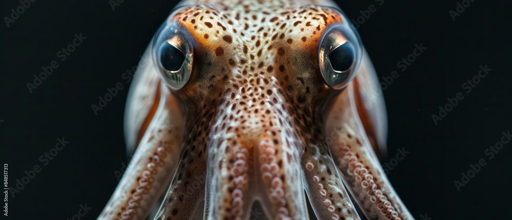 squid, vital components of the marine food chain, thriving in the ...