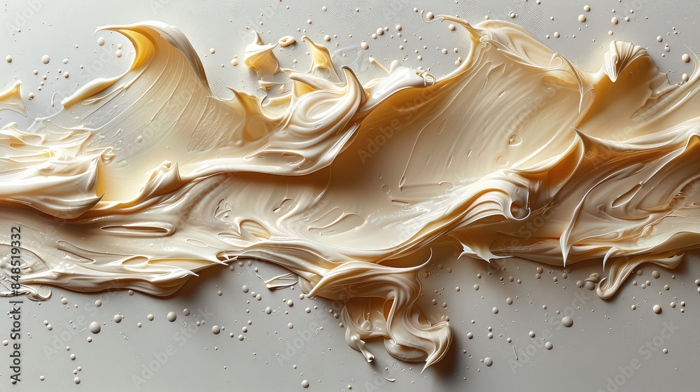 Cosmetic Cream Smears Texture on Transparent Background - Ideal for ...